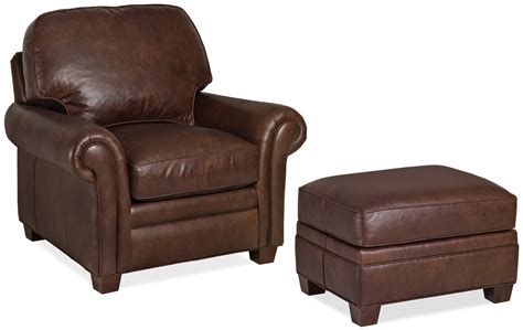 Leather Arm Chair And Ottoman At David Greenfield Blog