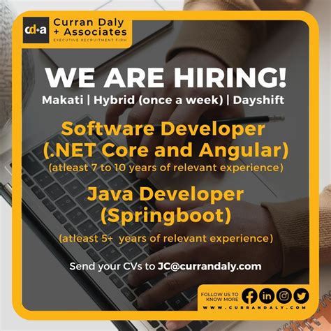 Cda It Masters On Linkedin Hiringph Java Netcore Developers Cdacareers Executivesearch