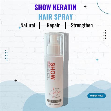 Show Hair Perfume Keratin Spray Treatment 150ml Shopee Malaysia