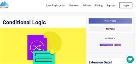 User Registration Conditional Logic Cromur