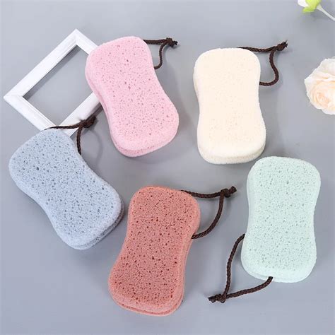 Kolifu 1pcs Bath Ball Scrubber Shower Body Cleaning Mesh Nylon Sponge