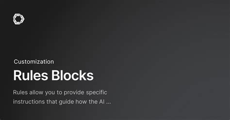 Rules Blocks Continue