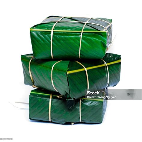 스튜디오 샷 3 정 케이크 베트남 새해 음식 흰색에 고립 감사에 대한 스톡 사진 및 기타 이미지 감사 끈적거리는 끓음 Istock