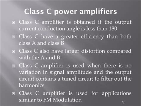 PPT Power Amplifiers PowerPoint Presentation Free Download ID 3506591