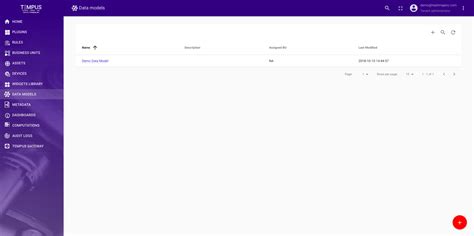 Data Model Reference — Tempus Cloud 13 Documentation