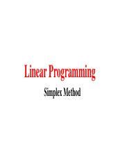 Linear Programming Simplex Method Pdf Linear Programming Simplex Method Simplex Method With