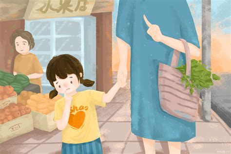 小时候的回忆风格插画设计作品 设计人才灵活用工 设计dna