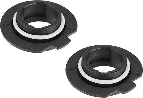 Unifizz Black Universal 2pcs H7 Led Car Headlight Adapter