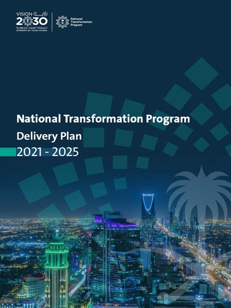 National Transformation Program Delivery Plan Pdf Sustainability