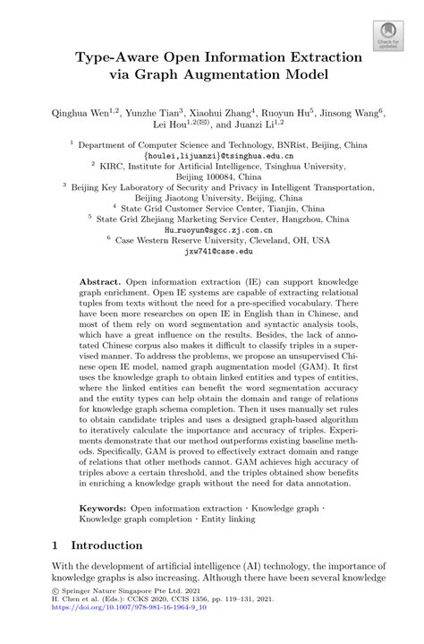 Pdf Type Aware Open Information Extraction Via Graph Augmentation Model