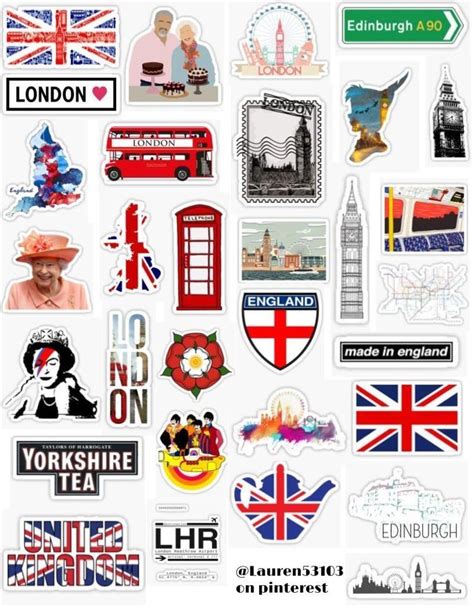 British England Map Stickers England Sticker Design Ideas Stickers Uk