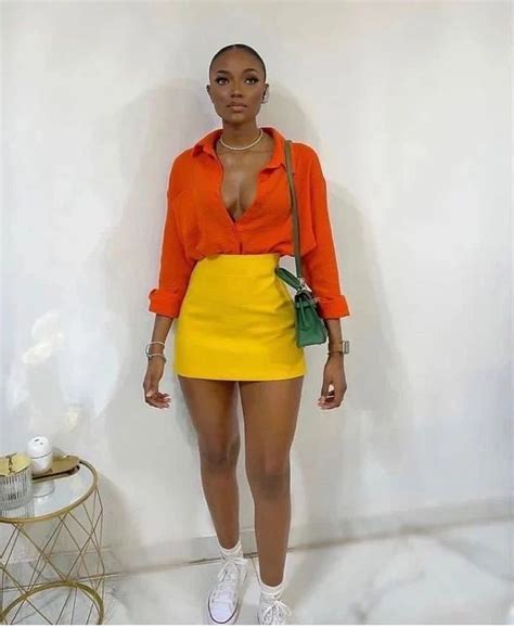 Style Secrets Rocking The Mini Denim Skirt Look Explore Trending