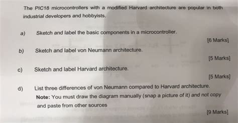 Solved The Pic18 Microcontrollers With A Modified Harvard