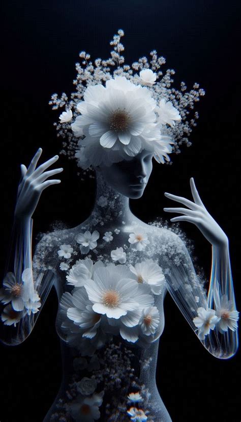 Hipnotizing Flowers Surreal Art Graphic Artist Designer Amazing
