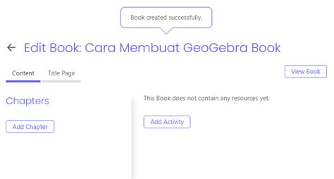 Cara Membuat Geogebra Book