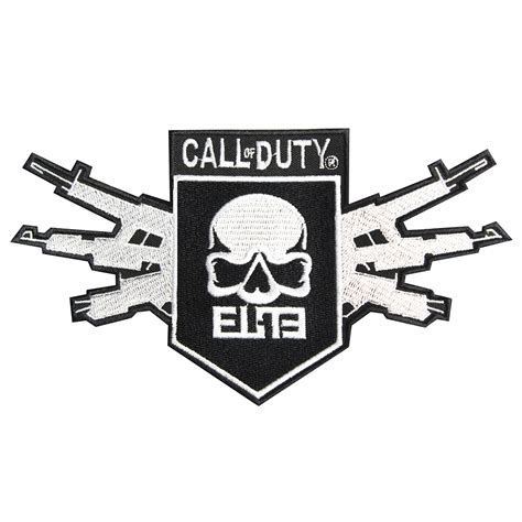 Call Of Duty Elite Logo Cod Embroidered Sew On Iron On Game Patch