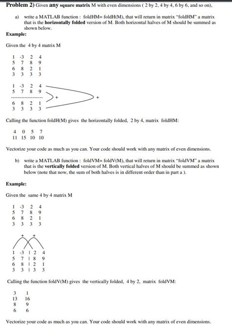 Solved Problem Given Any Square Matrix M With Even Chegg
