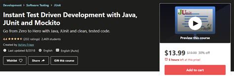 10 best junit and mockito tutorial and courses take this course