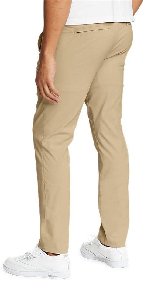 Eddie Bauer Mens Horizon Guide Chino Pants Slim Fitlight Khaki