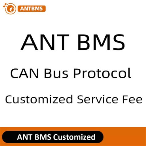 ant bms can bus and rs485 communicative customized service fee ant bms