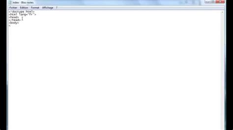Créer La Structure Dune Page Html5 En 1 Minute Vidéo 260 Youtube