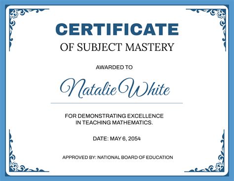 Free Printable Teacher Certificate Templates To Customize Online