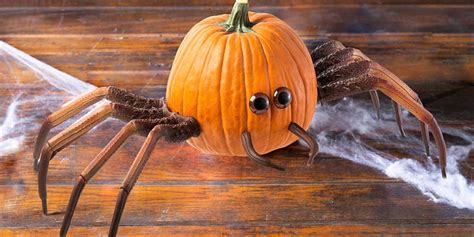 Creepy Spider Pumpkin Appendages No More Messy Carving