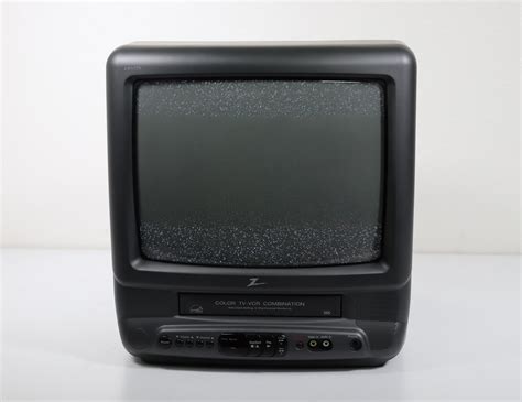 Zenith Tv Vcr Combo Tube Television With Built In Vhs Player Video Cas