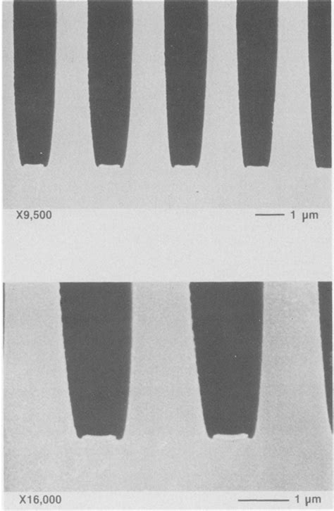 Ecr Si02 In Trench Relief Etch 7 4 1 Buffered Hf Solution Note Oxide