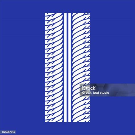 타이어 인쇄 Rgb 흰색 아이콘입니다 상세한 자동차 오토바이 타이어 마크 두꺼운 홈이있는 대칭 자동차 휠 트레이스 차량 타이어 트레일 파란색 배경의 격리 벡터 그림 0명에