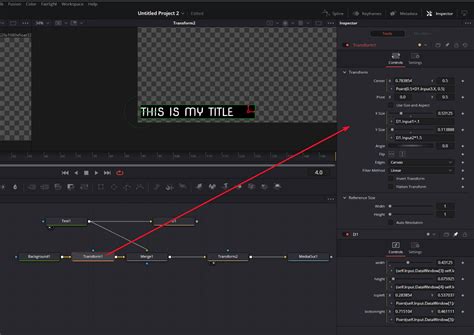 Auto Scaling Lower Third Title Preset Fusion R Davinciresolve