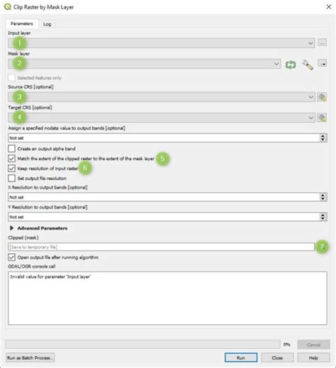 Clip Raster By Mask Layer