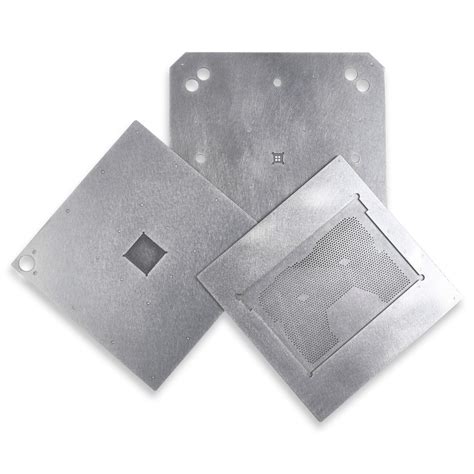 Component Printing Stencil For Pcb Rework And Printing Directly Onto
