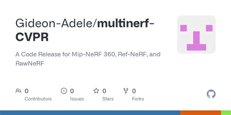 Github Gideon Adele Multinerf Cvpr A Code Release For Mip Nerf Ref Nerf And Rawnerf