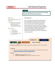 Soil Sci Module 6 Lesson 2 Pdf Soil Chemical Properties Module 6 Lesson 2 Objectives At The