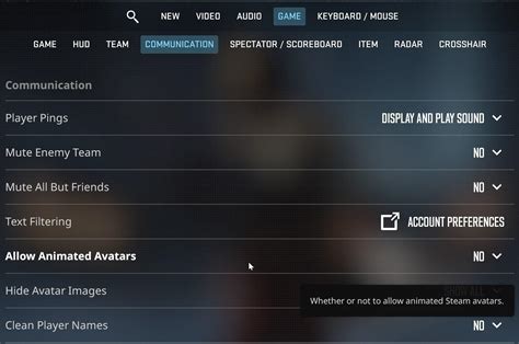 Guides How To Disable Animated Avatars In Cs2 Funplay Pro