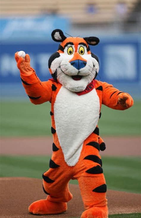Tony The Tiger Costume Dinger Mascot Tiger Mascot Tiger Outfit