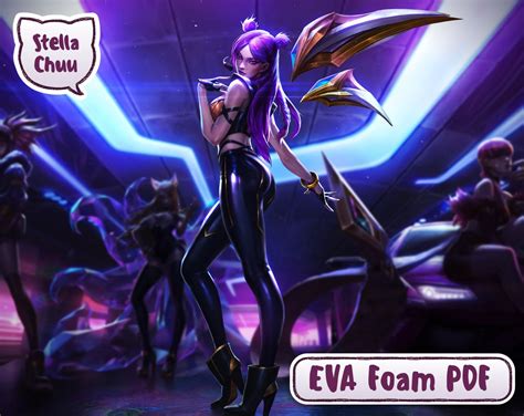 Kaisa K Da Eva Foam Pattern For Cosplay Etsy