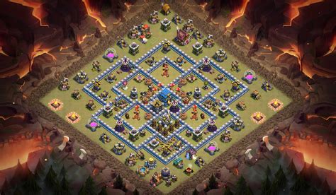 New Th12 War Base Layout To Dominate Clan War League Base Of Clans