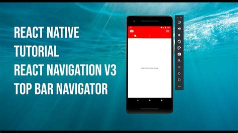 Tutorial React Navigation V3 Creatematerialtoptabnavigator React Native Youtube