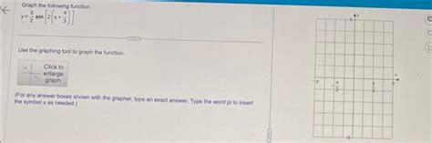 solved craph the following function y cos x 10π use the