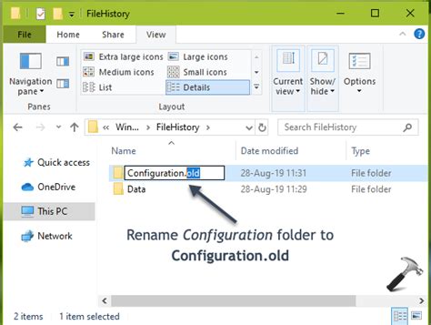 How To Reset File History To Default In Windows 10