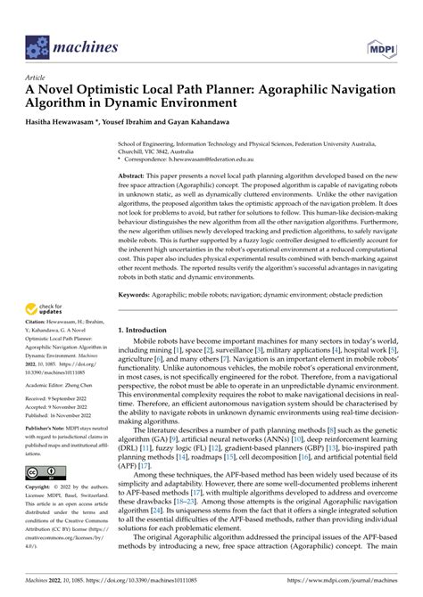 pdf a novel optimistic local path planner agoraphilic navigation