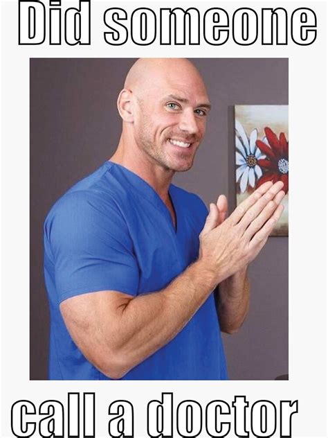 Johnny Sins Doctor Sticker For Sale By Ykatire Redbubble