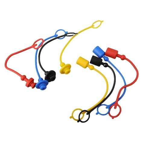 4 Pairs Hydraulic Quick Coupler Male Dust Cap And Female Plug