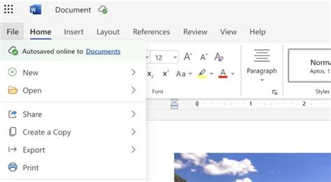 Microsofts Word Excel And Powerpoint Web Apps Are Getting File Menu Improvements Software