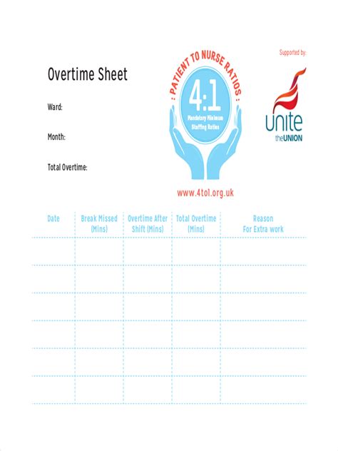 7 Overtime Sheet Examples To Download