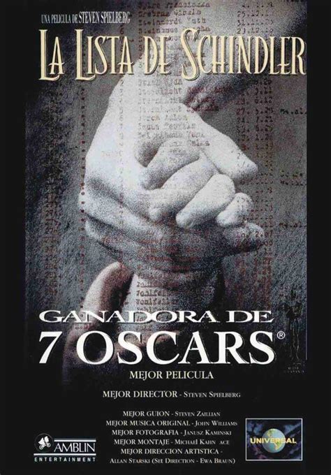 Sección Visual De La Lista De Schindler Filmaffinity