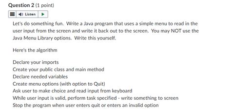 Solved Lets Do Something Fun Write A Java Program That