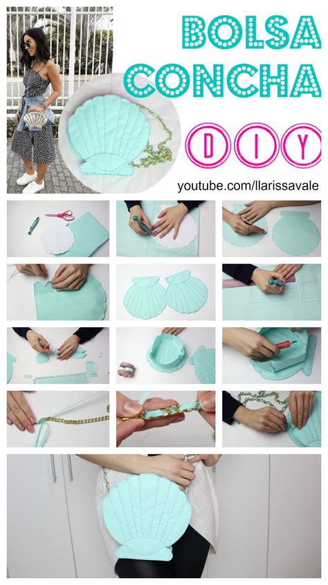 Bolsa Diy Faça Você Mesmo Moda Faça Você Mesmo Fácil Bolsa Concha